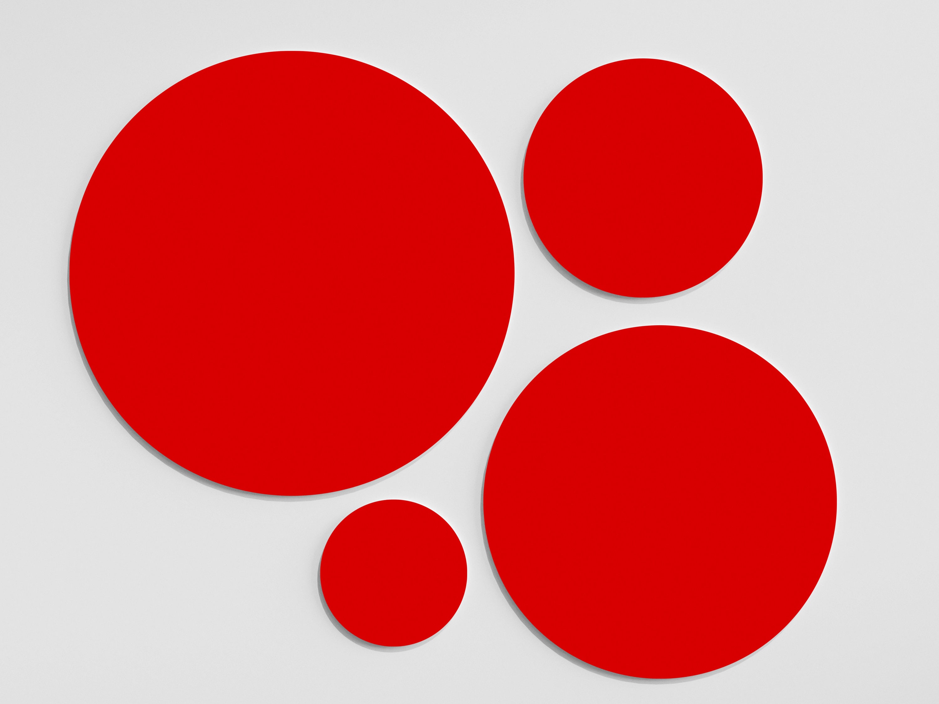 Round Red Acrylic Blanks | Circle Red Acrylic Blanks for DIY Wedding ...