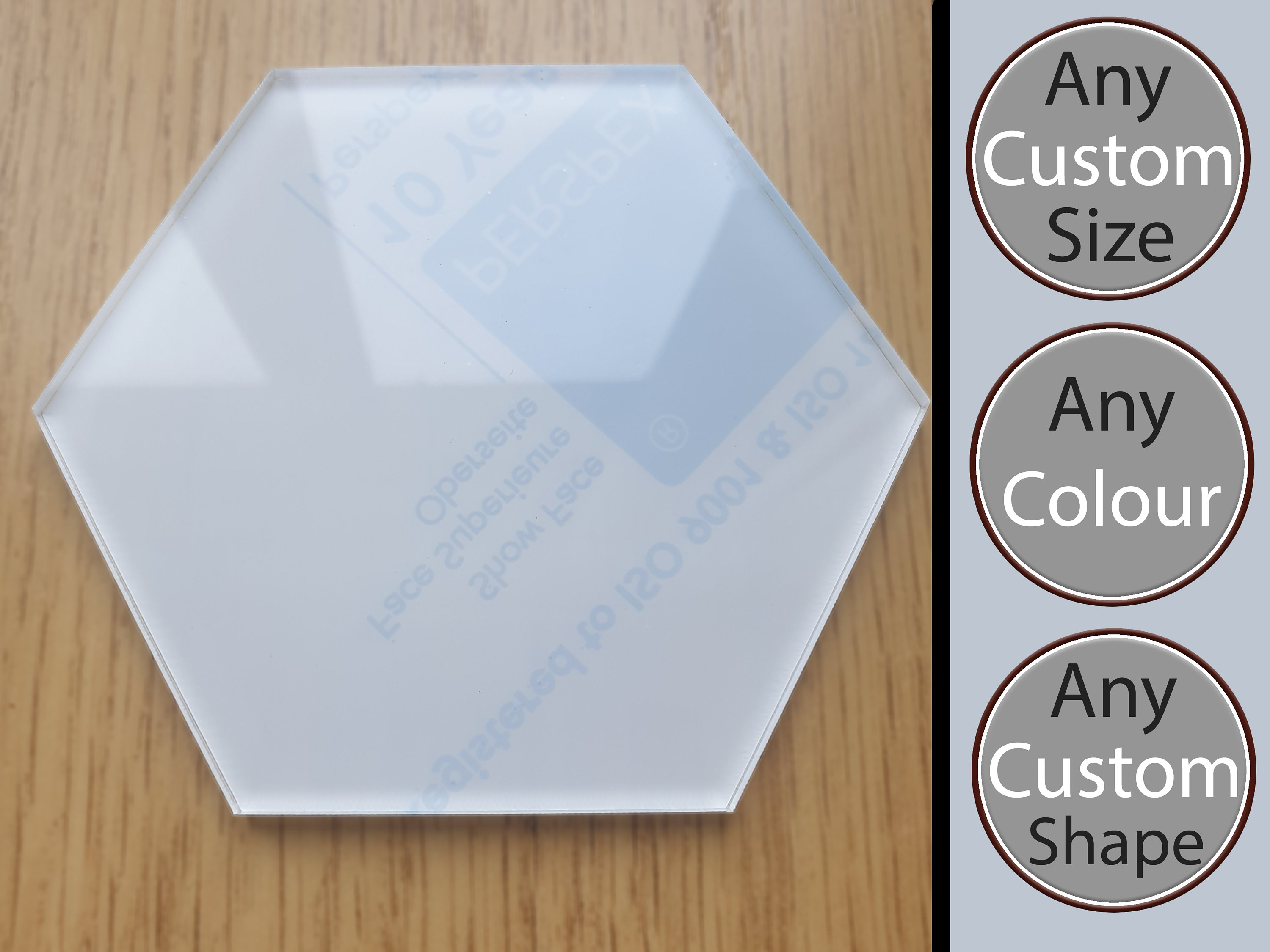Hexagon Clear Acrylic Blank for DIY Wedding Kits and Crafts. - Etsy