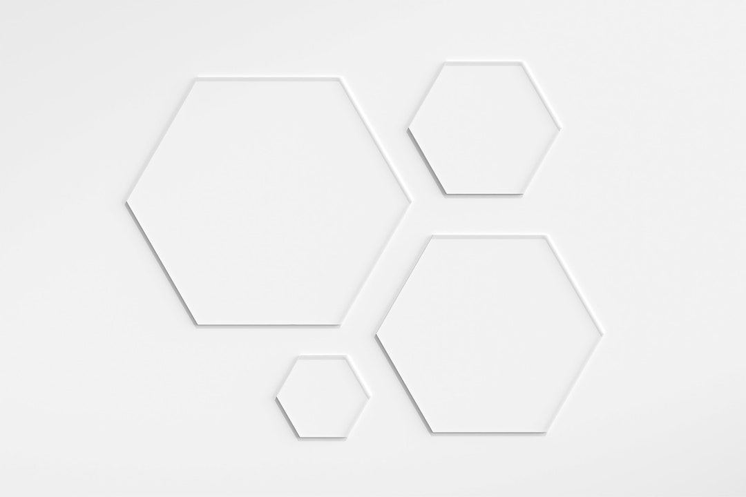 Hexagon Clear Acrylic Blank for DIY Wedding Kits and Crafts. Available ...