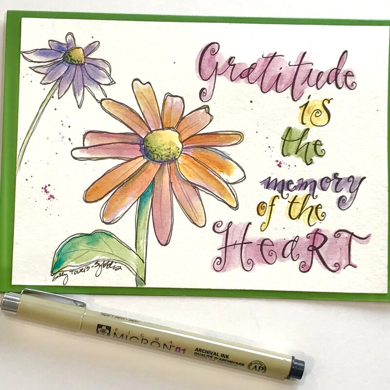 Hand Lettering Card - Etsy