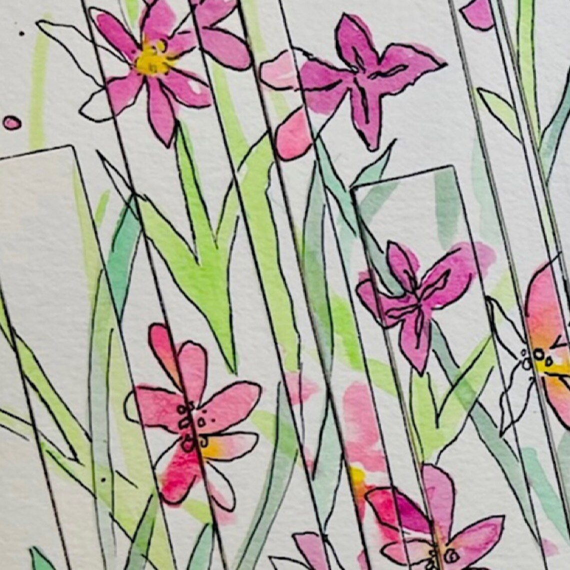 Online Class: Watercolour Collage Cards (pre-recorded) - Etsy