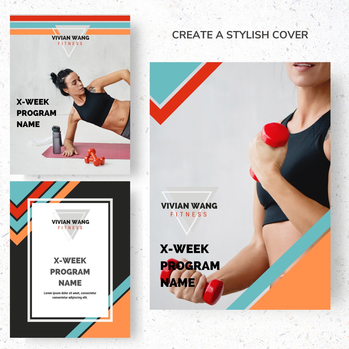 Fitness Ebook Template 32 Pages Ideal Personal Trainers Fitness Ebook ...