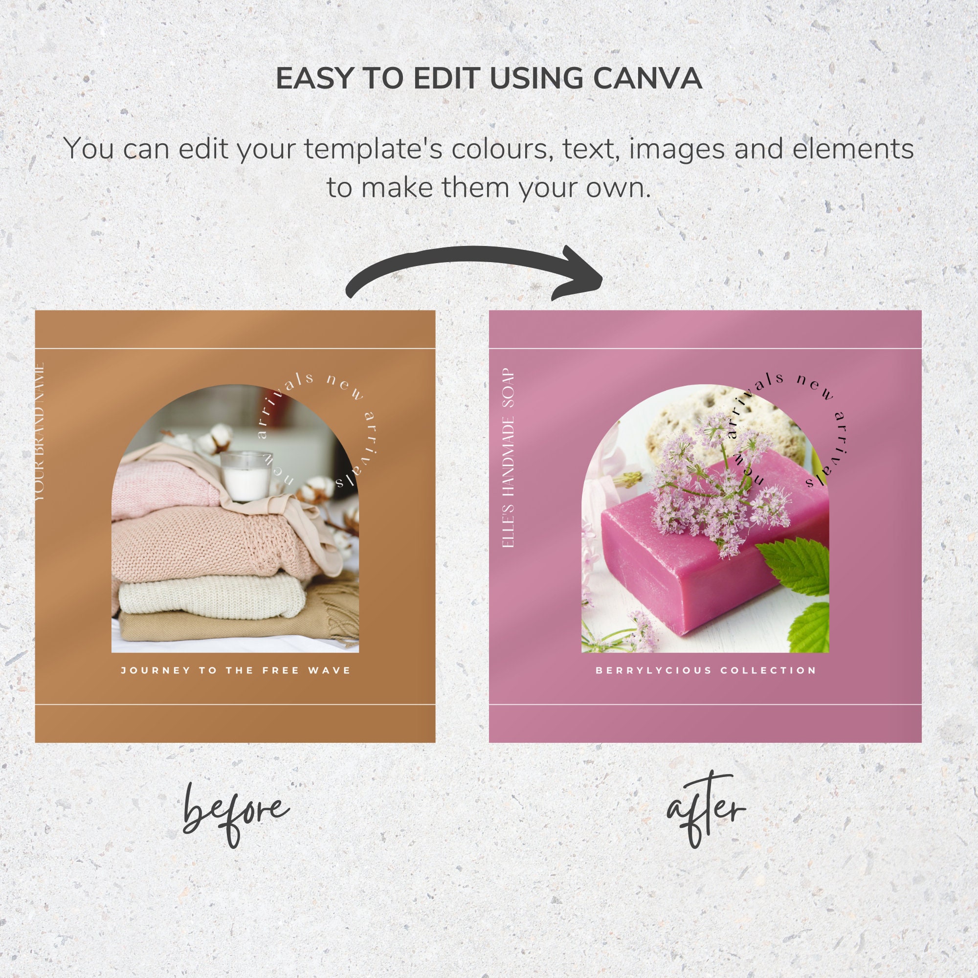 Ecommerce Instagram Template Retail Instagram Template Minimalist ...