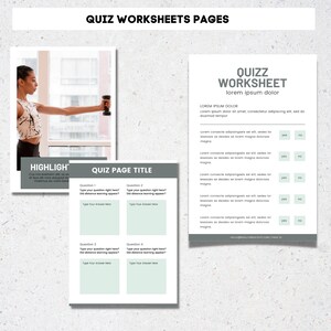Fitness Workbook Template | Nutrition Workbook Template | 25 Pages ...