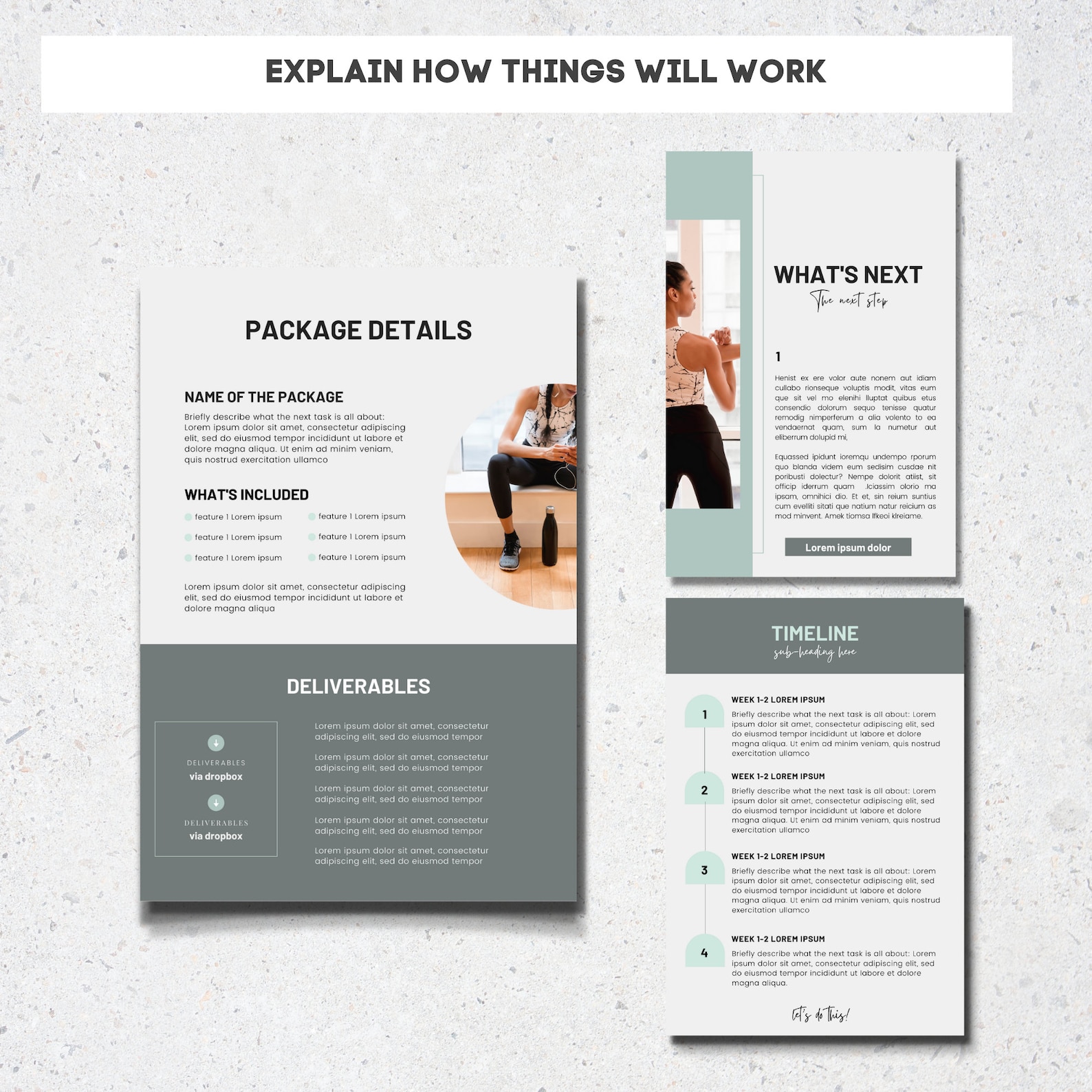 Fitness & Nutrition Client Welcome Pack Template | Client Onboarding ...