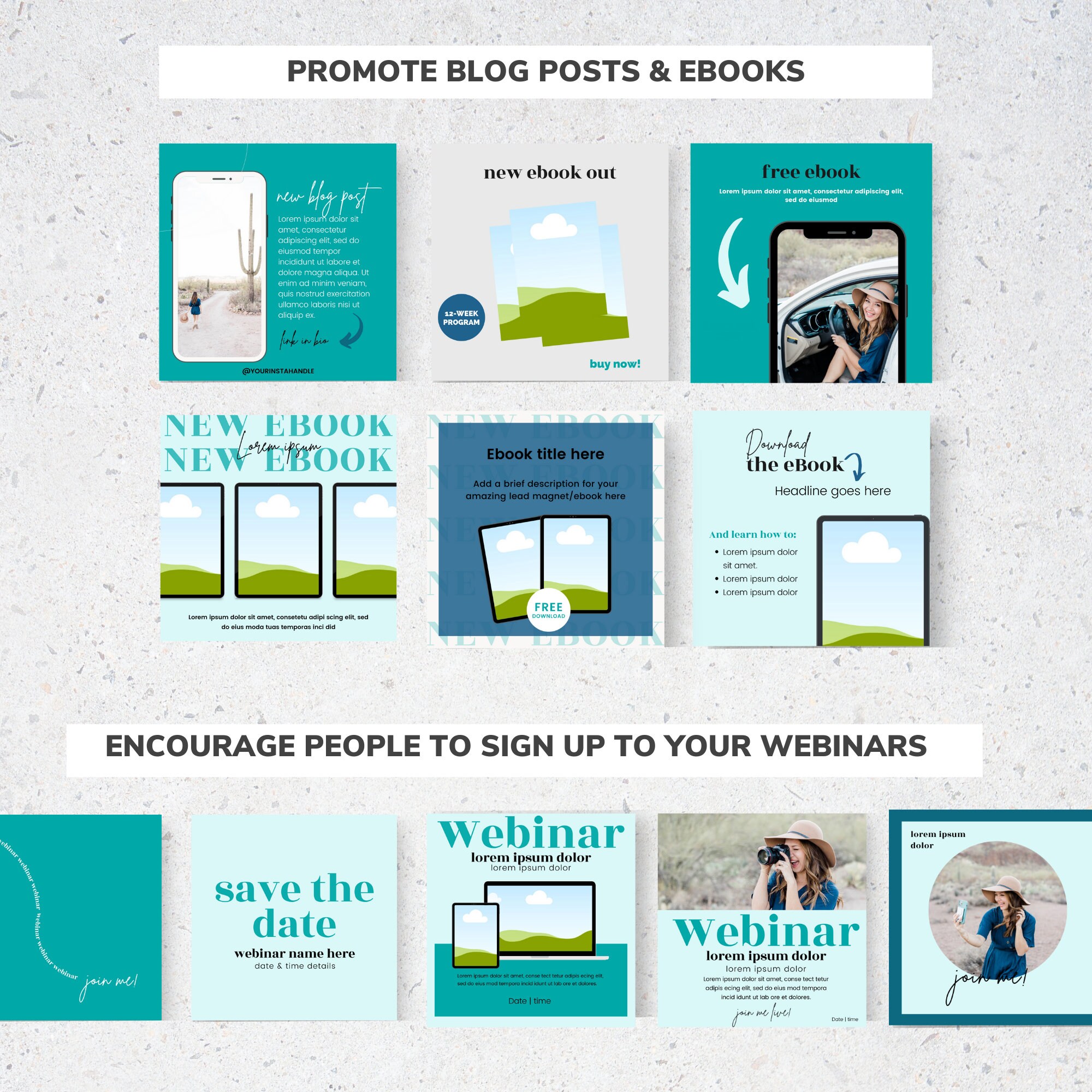 Instagram Engagement Pack Instagram Templates Course - Etsy España