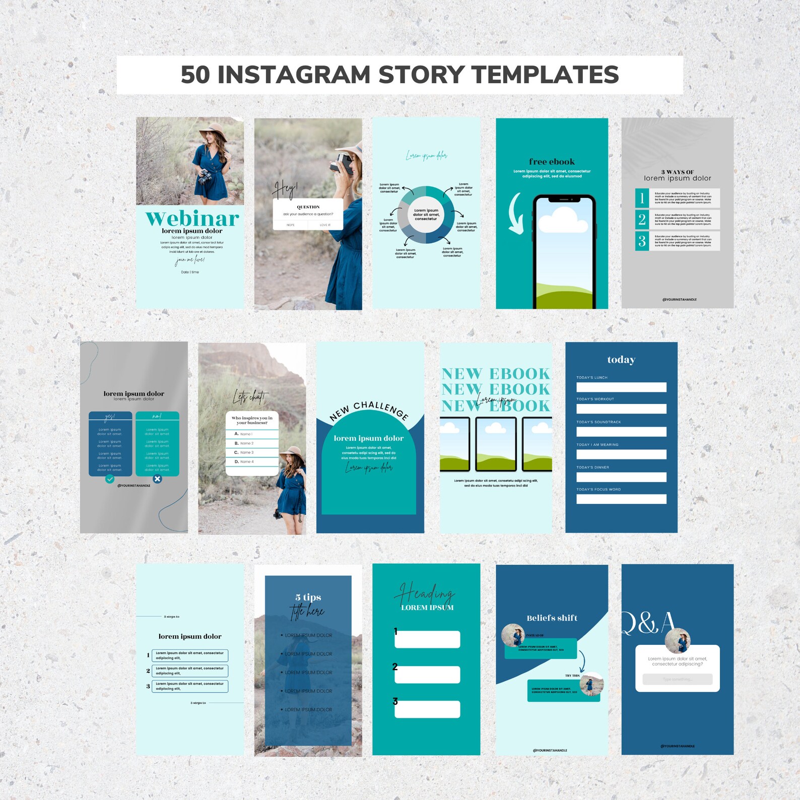 Instagram Engagement Pack Instagram Templates Course - Etsy