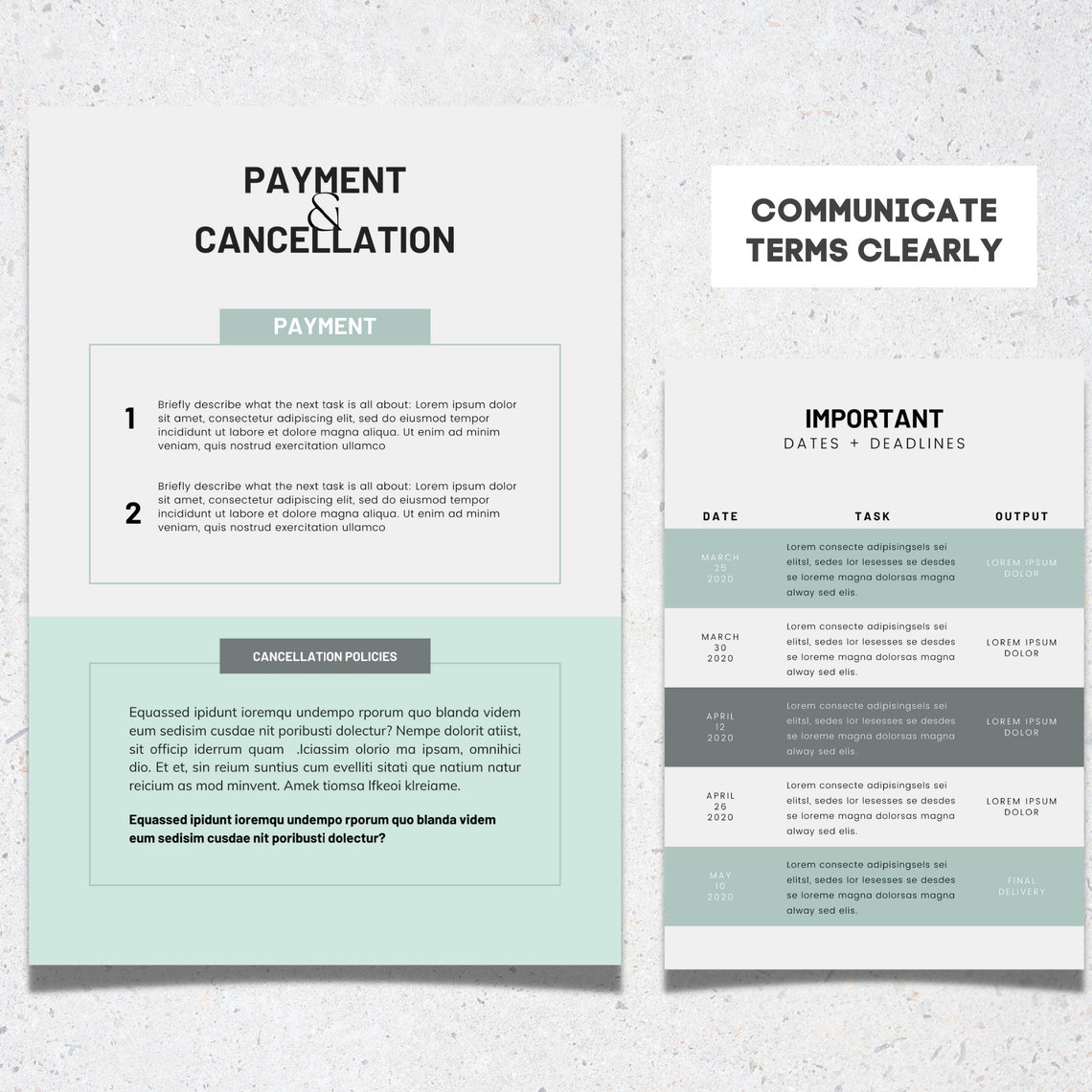 Fitness & Nutrition Client Welcome Pack Template | Client Onboarding ...