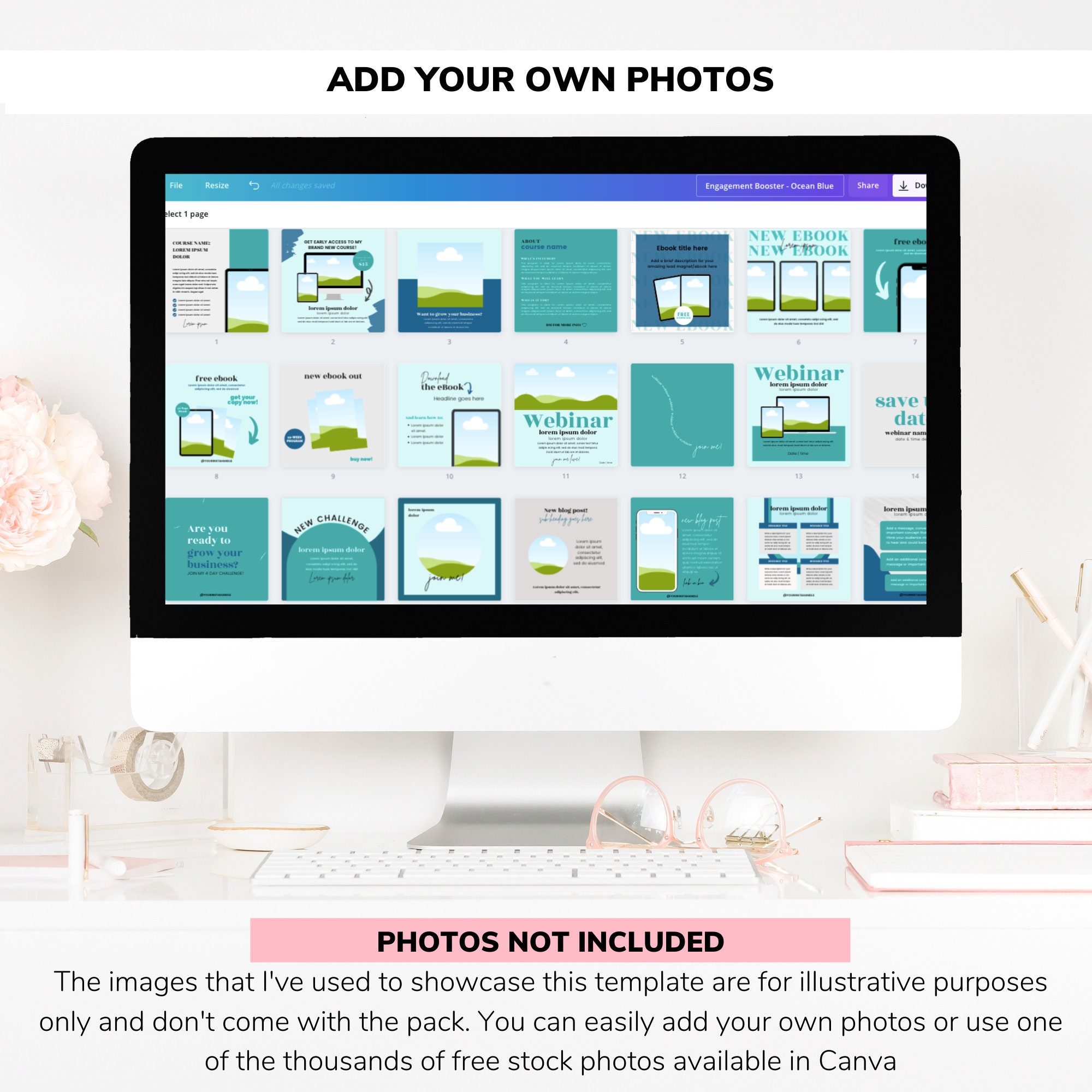 Instagram Engagement Pack Instagram Templates Course - Etsy España