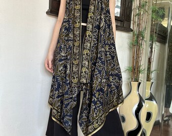 Black Batik Outer, Bali Ethnic Batik Cardigan, Womens Modern Batik ...