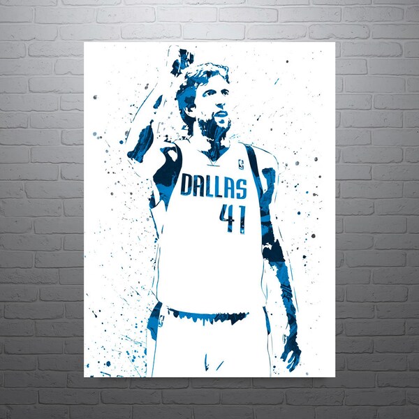 Dirk Nowitzki Poster - Etsy