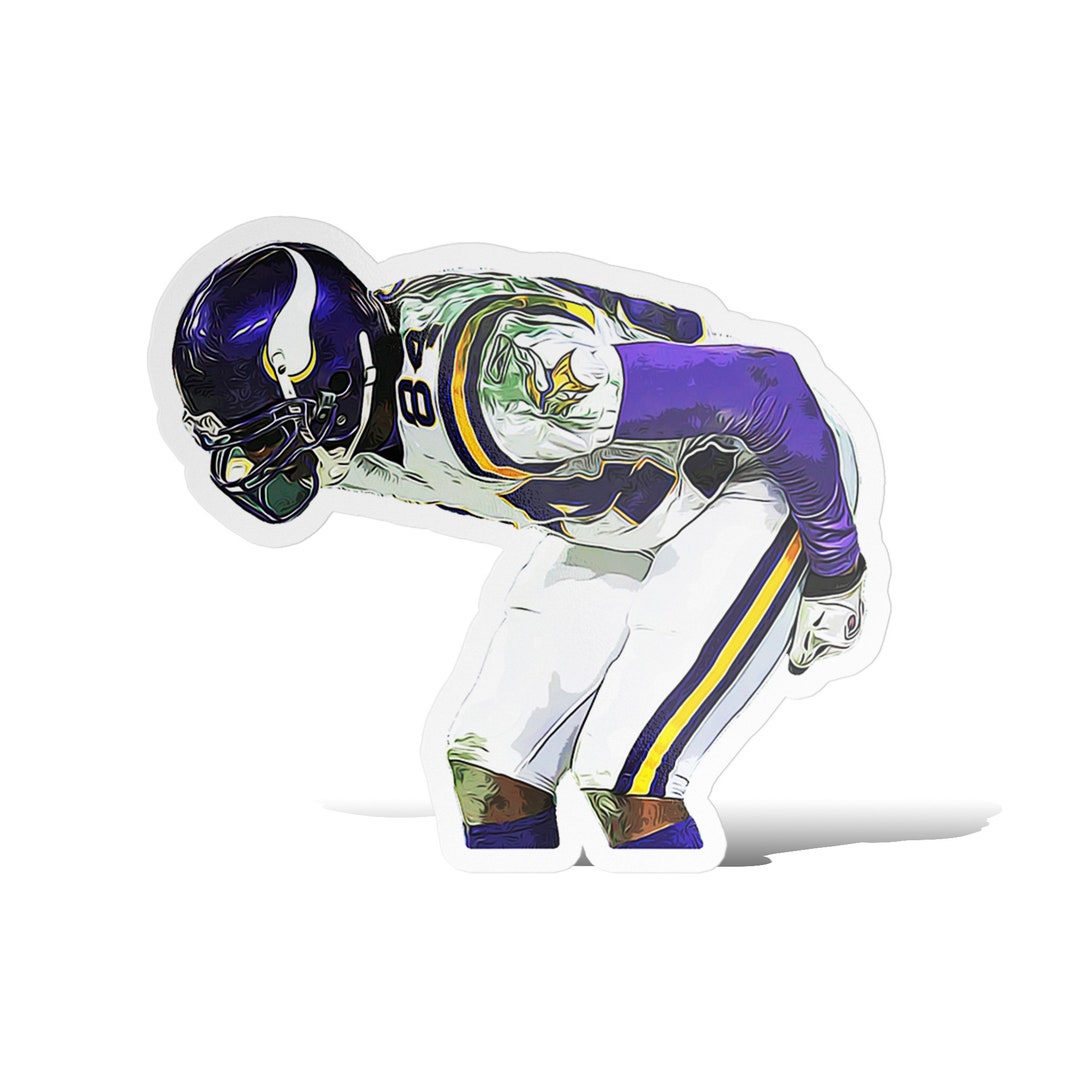 Randy Moss Mooning Minnesota Vikings Football Glossy Sticker Etsy
