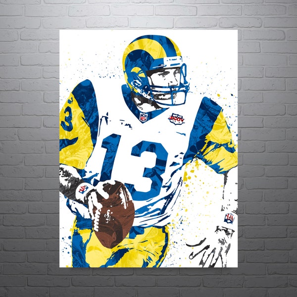 Kurt Warner Rams Poster - Etsy