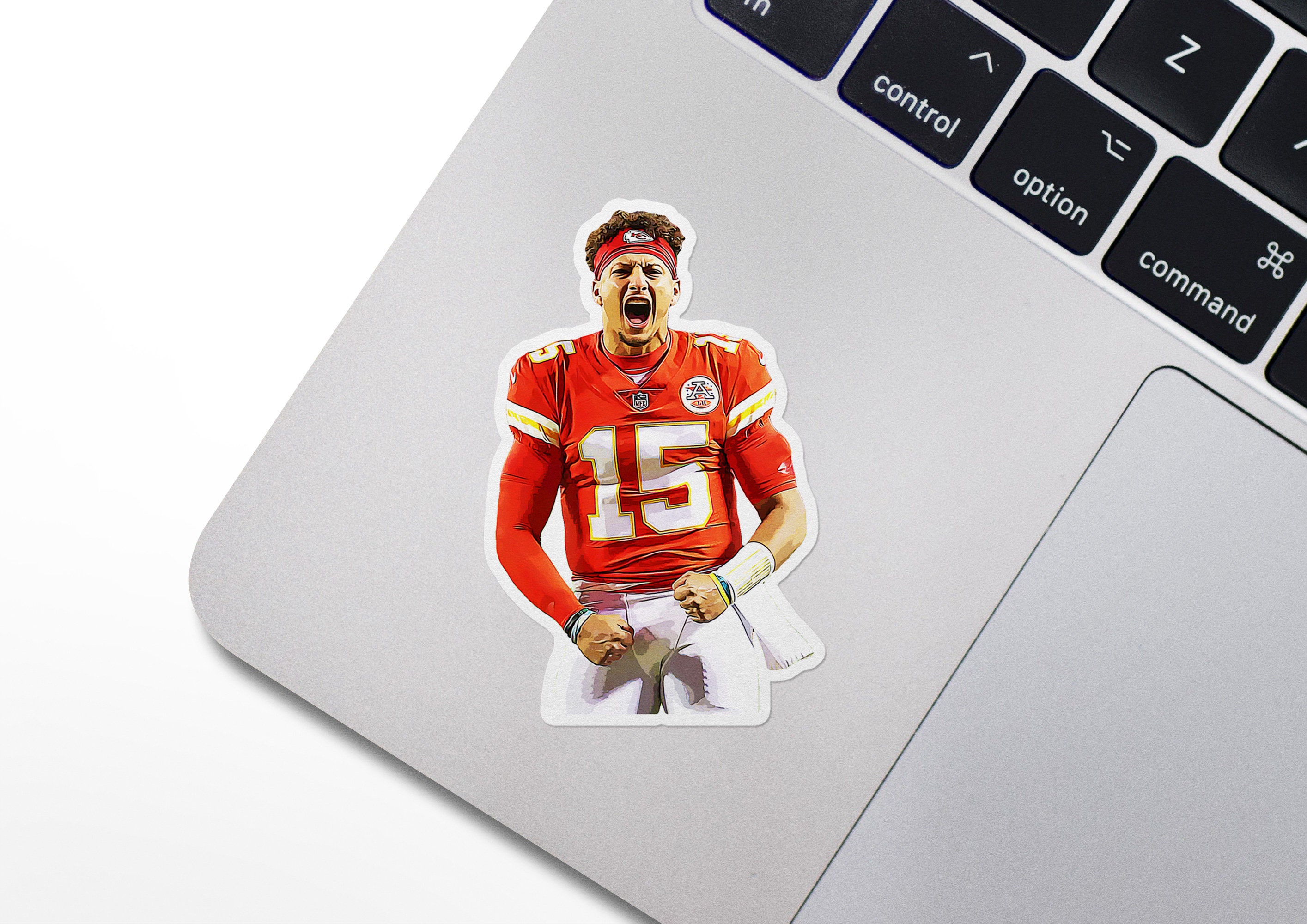 Patrick Mahomes Kansas City Chiefs Football Glossy Sticker Vinyl Laminate