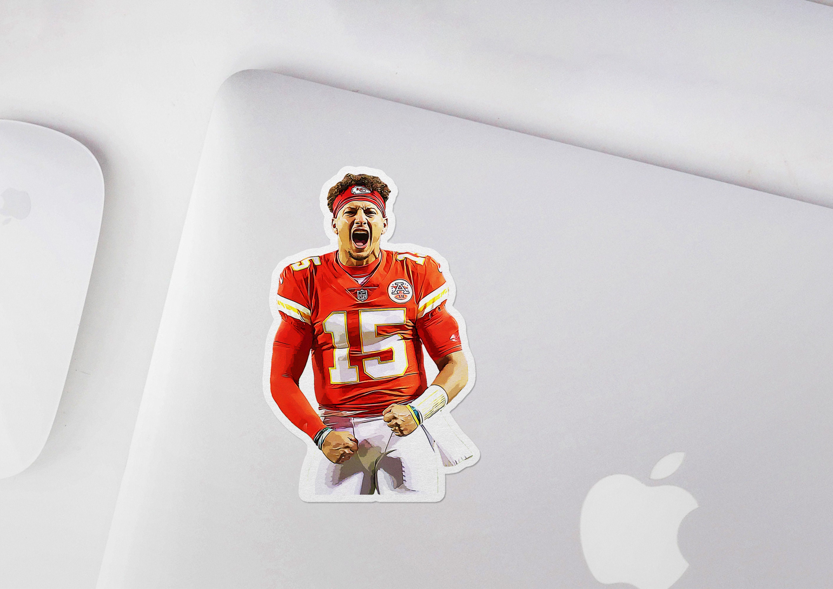 Patrick Mahomes Kansas City Chiefs Football Glossy Sticker Vinyl Laminate