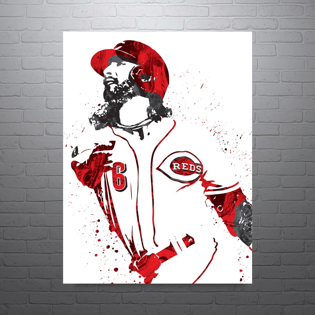 Jonathan India Cincinnati Reds Baseball Poster Man Cave - Etsy