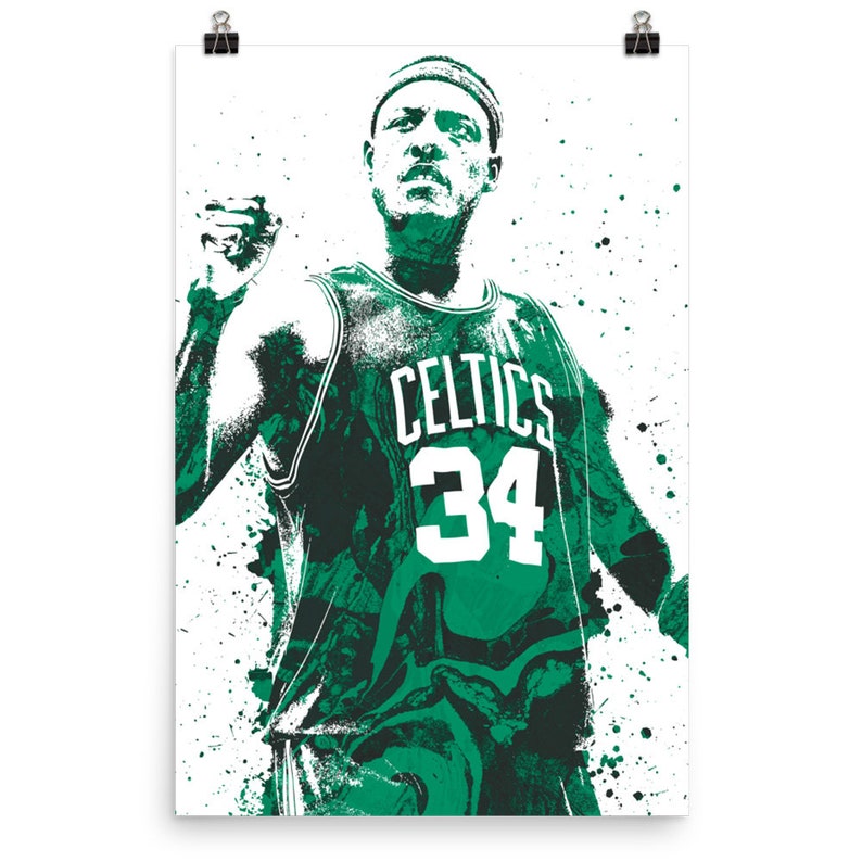 Paul Pierce Boston Celtics Basketball Poster Man Cave Sports - Etsy