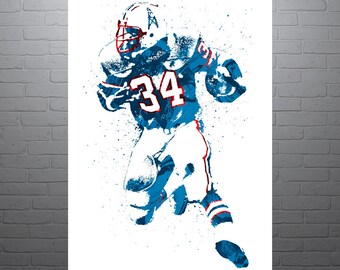 Houston Oilers Poster Art | Etsy