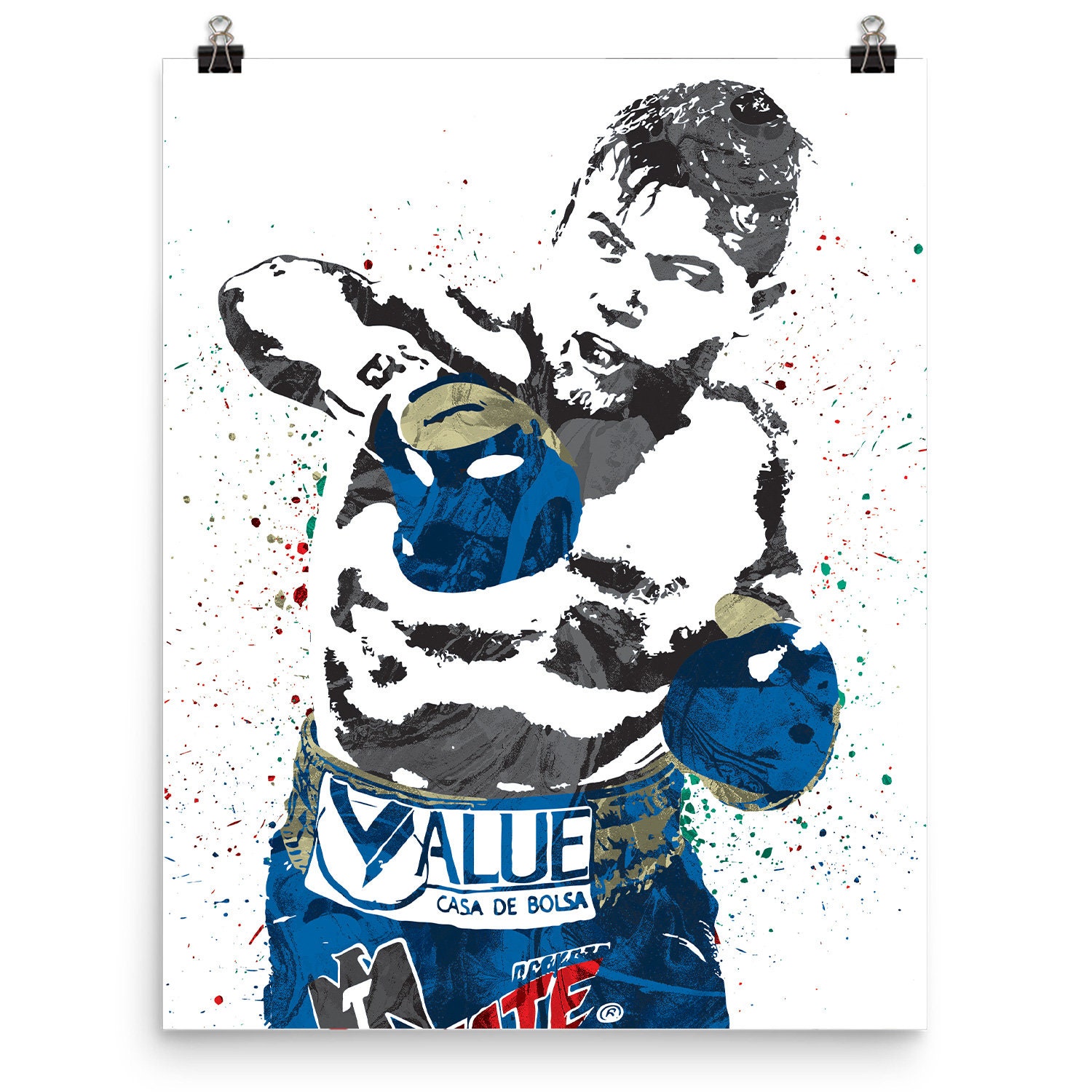Canelo Alvarez Boxing Poster Man Cave Sports Art Print Wall | Etsy