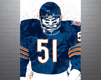 Dick Butkus Poster - Etsy