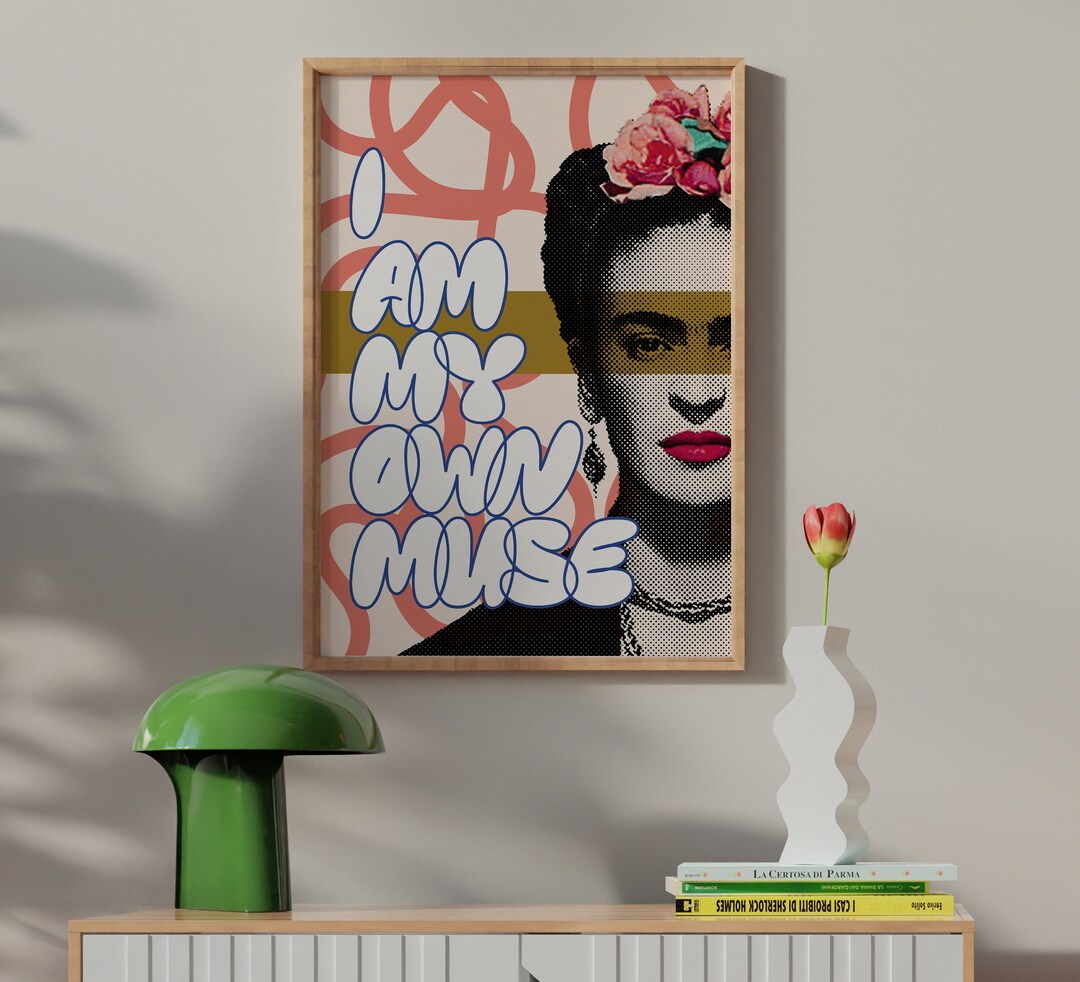I Am My Own Muse Maximalist Decor Altered Art Quote Prints Wall Art ...
