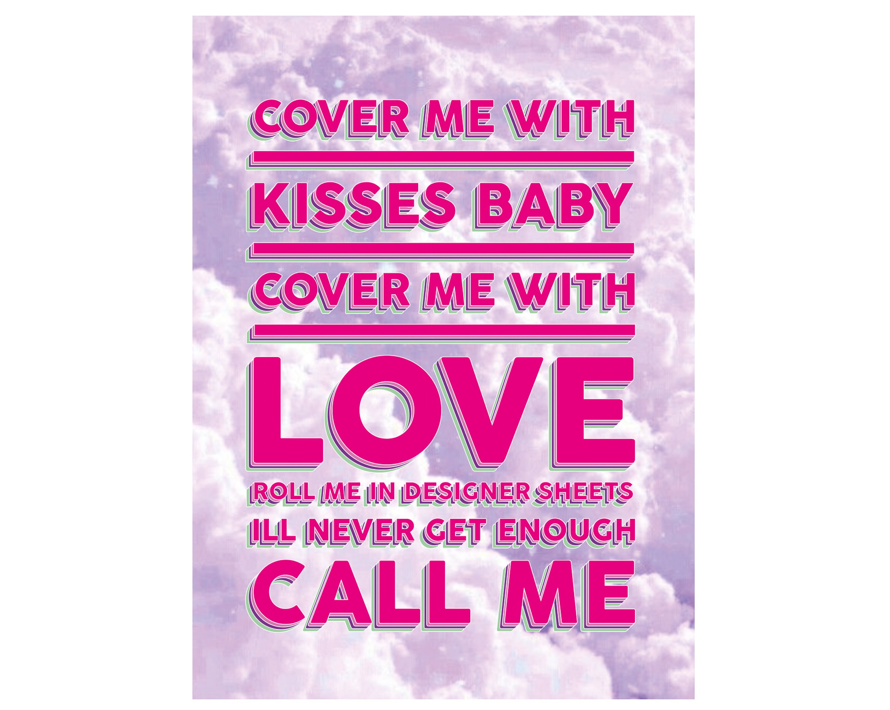 Blondie Poster Blondie Print Call Me Lyrics Blondie Fan Etsy