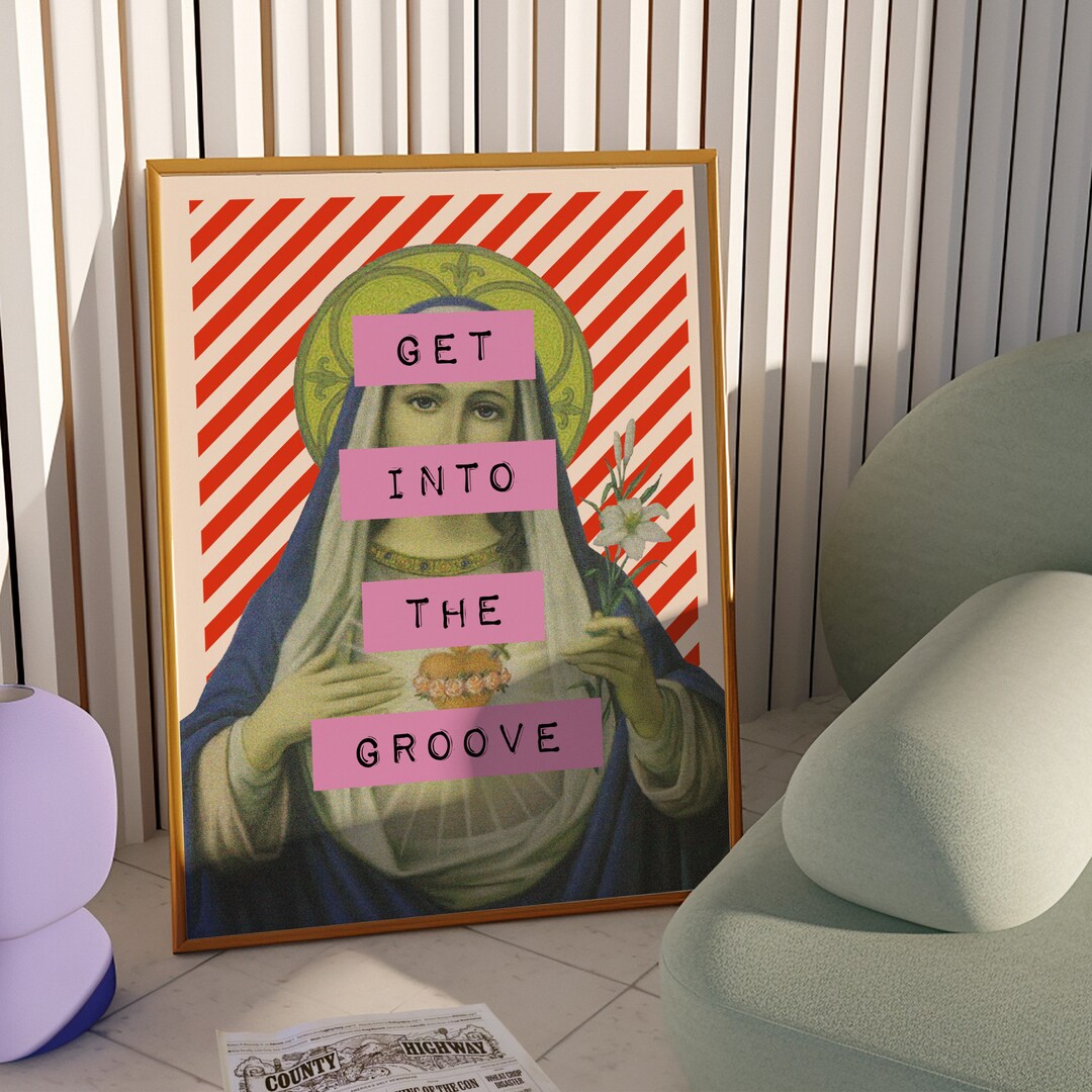 Get Into the Groove Print Music Print Pop Music Print Friendship Gift ...