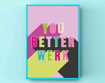 You Better Work - Etsy