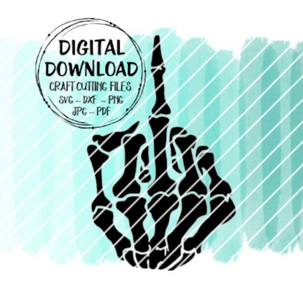Skeleton Flipping off Svg - Etsy Canada