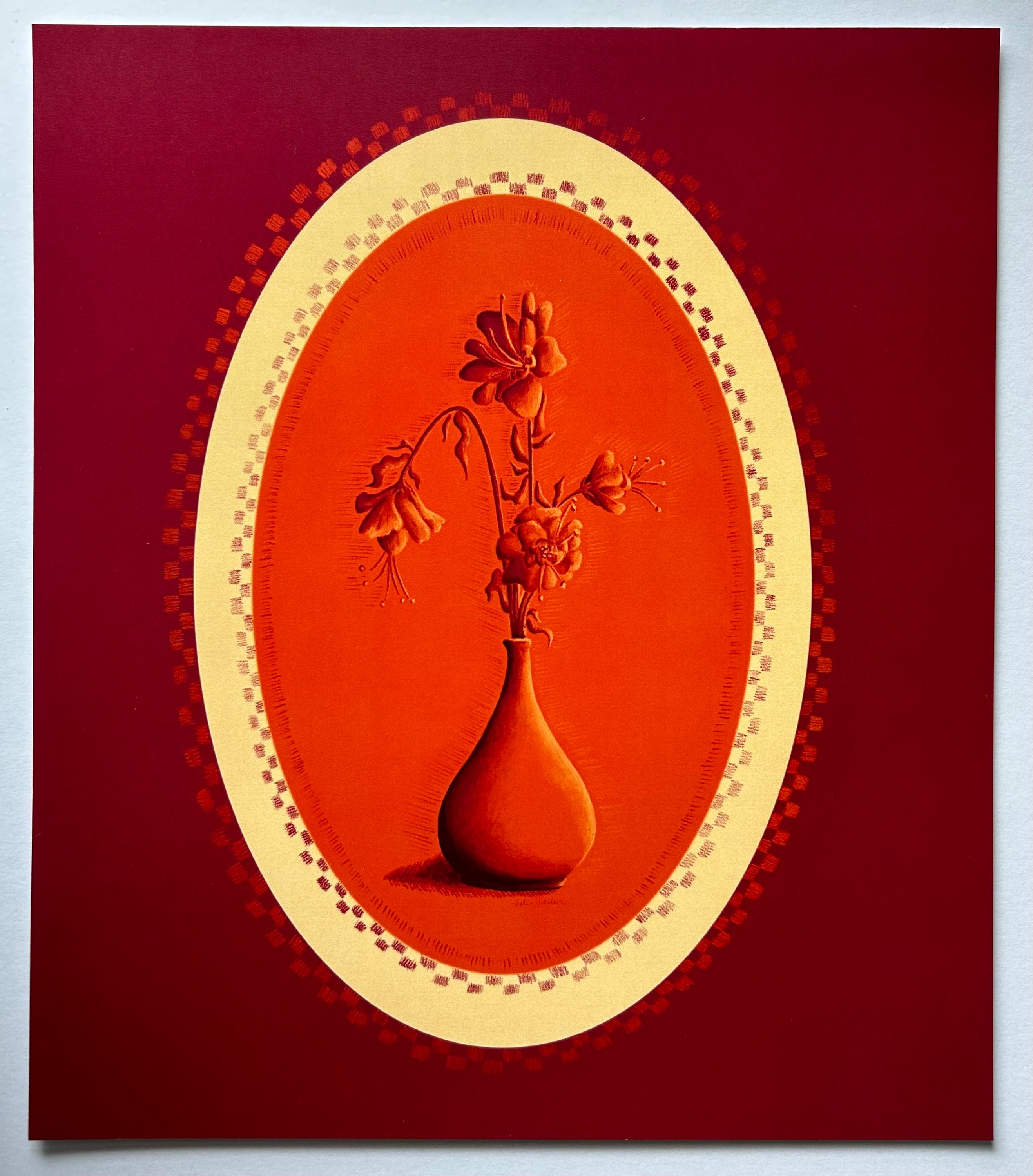 Flower Vase Print - Etsy