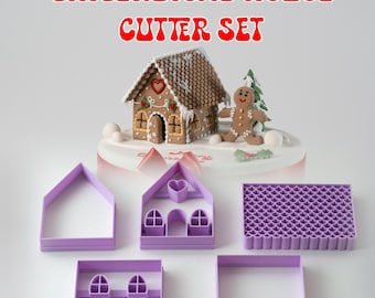 Classic Gingerbread House Cookie Cutter Set | Gingerbread House Kit ...