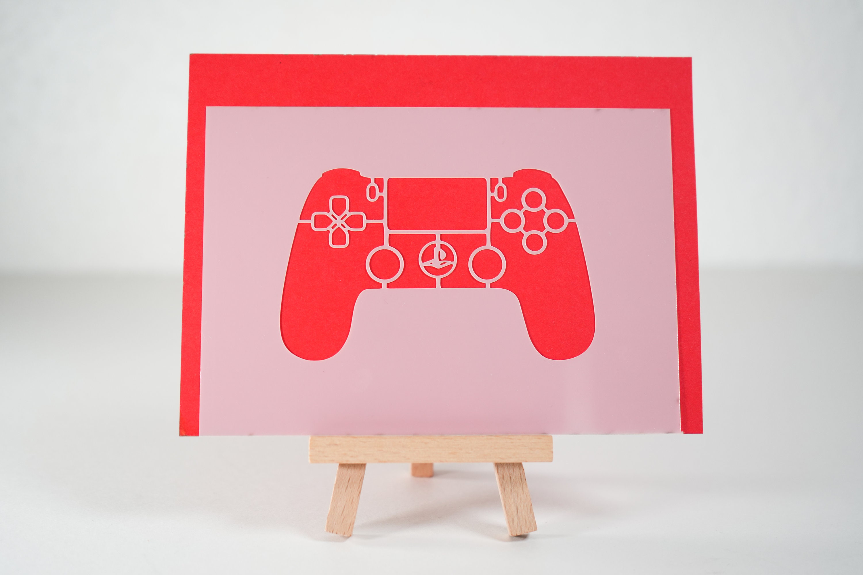 PS Playstation Game Controller Stencil - Etsy