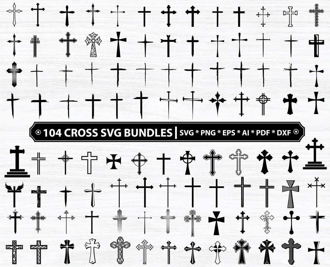 Religion SVG Bundle 100+ Designs - Etsy