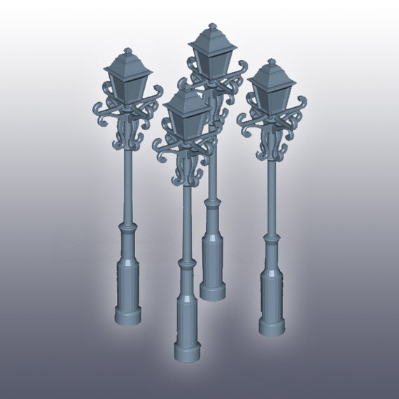 Miniature Streetlights Set Details Of 3v Street Lamp Model Metal