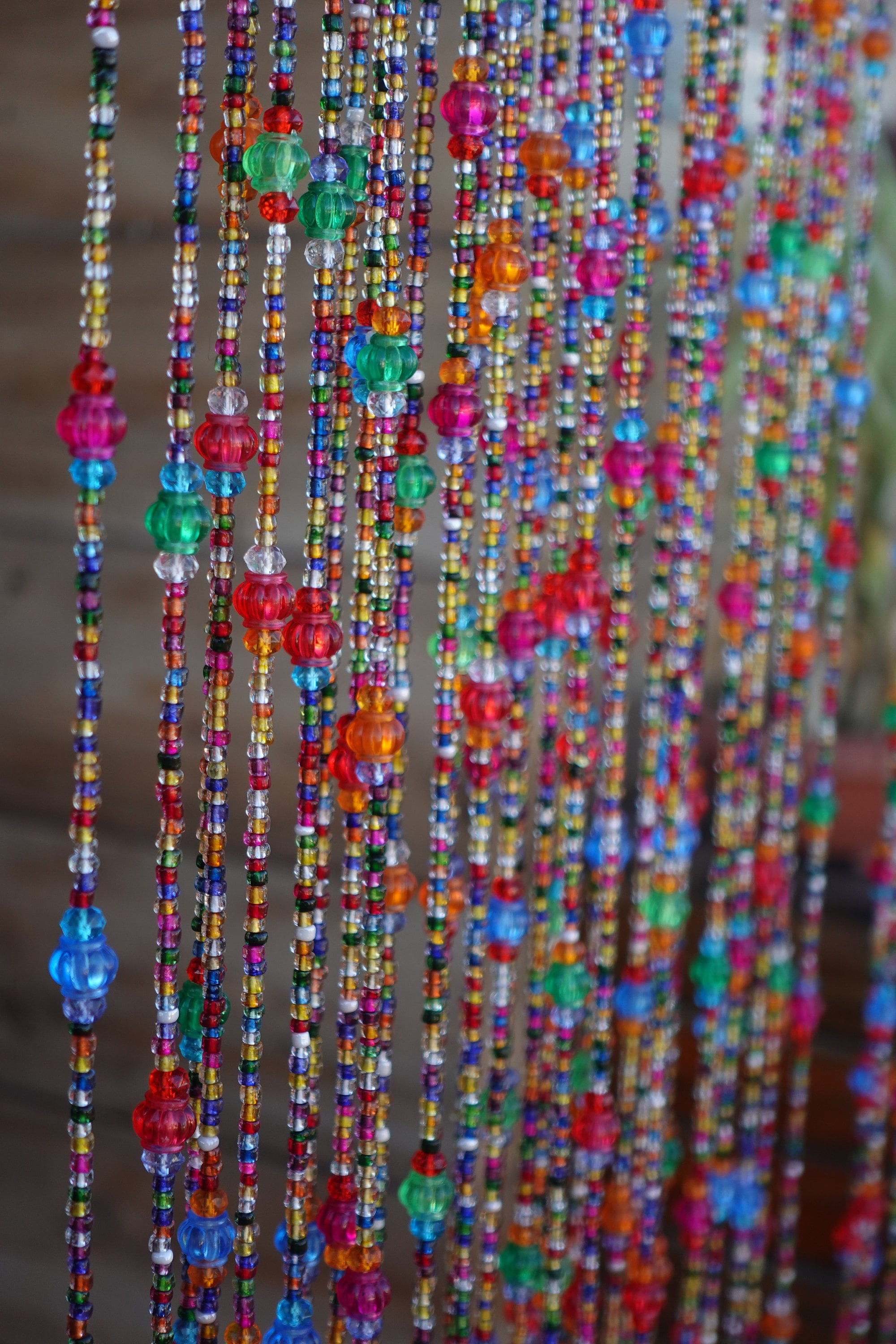 Bohemian Curtain Glass Beads Curtain Glass Beaded Curtain - Etsy Australia