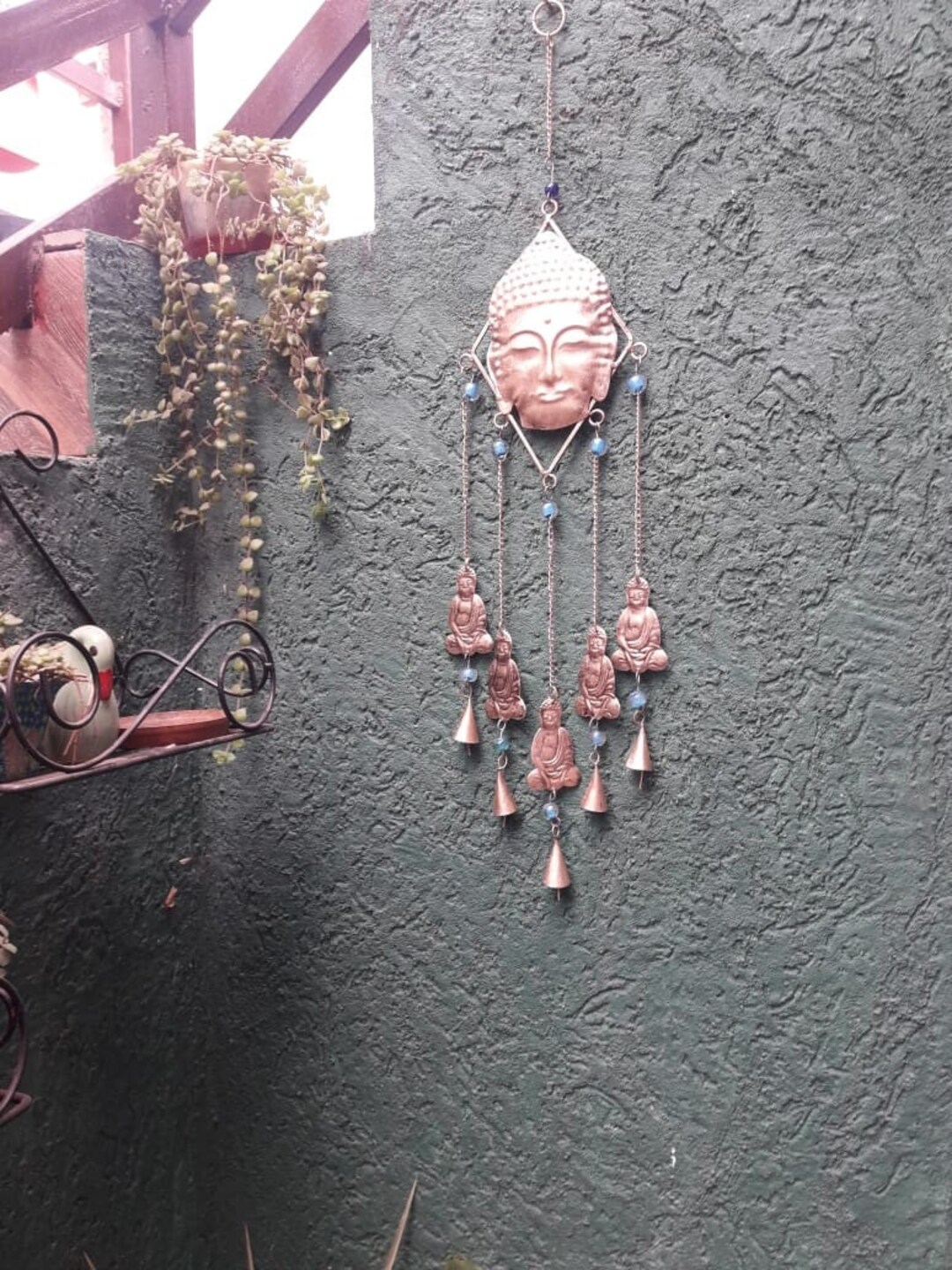 Goddess Buddha Wall Hanging Wind Chime , Metal Wind Chime, Sun Catcher ...