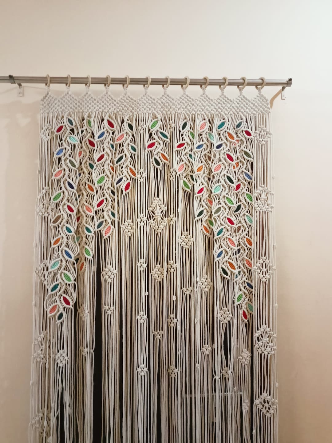 Macrame Curtain , Boho String Curtain for Doorways & Windows , Perfect ...