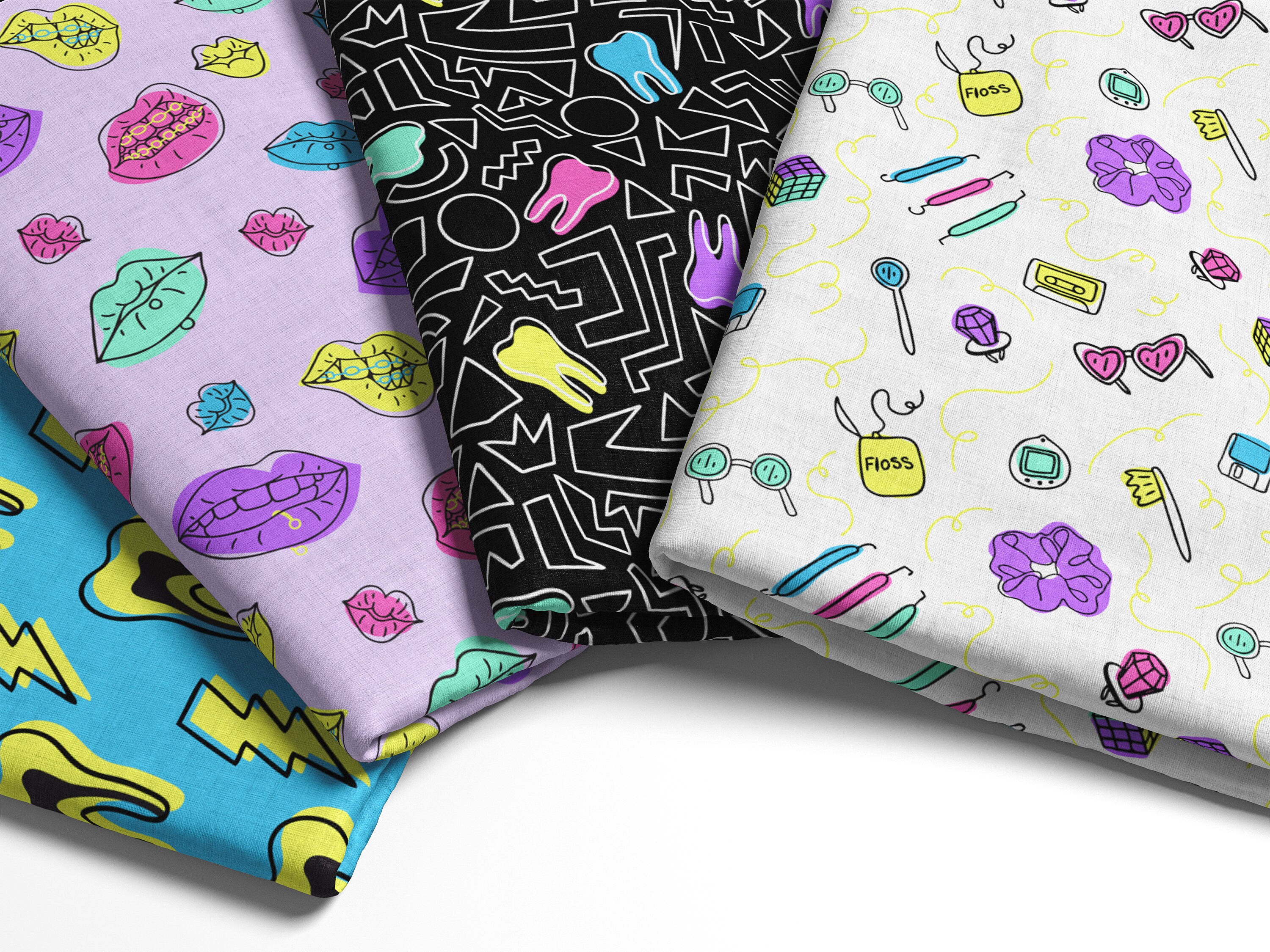 DENTAL THINGS Fabric | Dental Tools, Dentist Fabric, Dental Hygienist ...