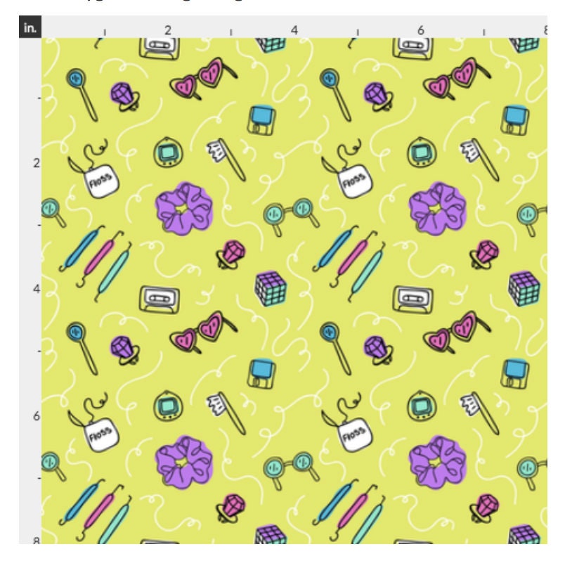DENTAL THINGS Fabric in Yellow | Dental Tools, Dentist Fabric, Dental ...