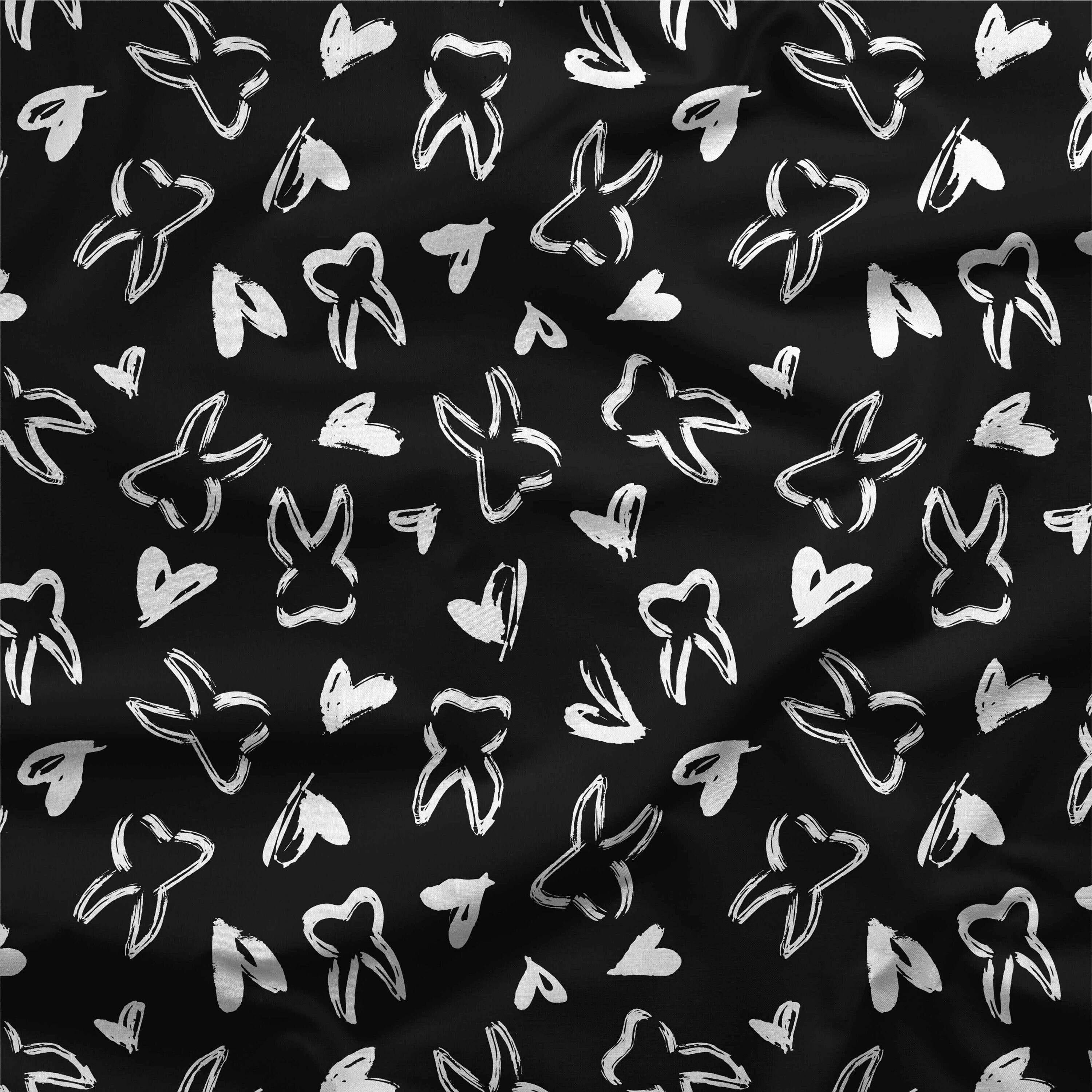 TOOTH FABRIC (large Print), Dental Cotton Fabric, Dentist Seamless ...