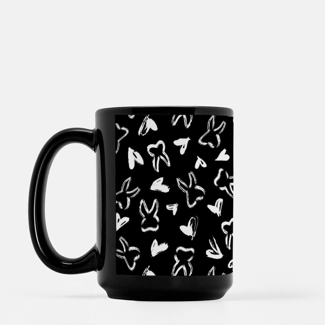 TEETH & HEARTS Coffee Mug 15oz Cute Dental Mug Cute Dental - Etsy