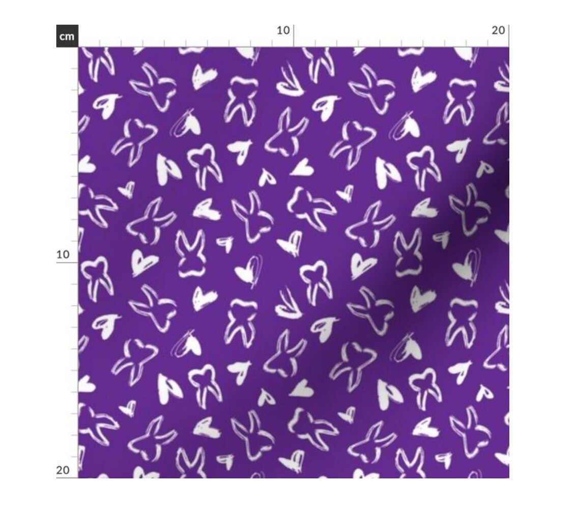 TOOTH FABRIC | Medical Fabric, Dental Fabric, Dental Art, Dental Print ...