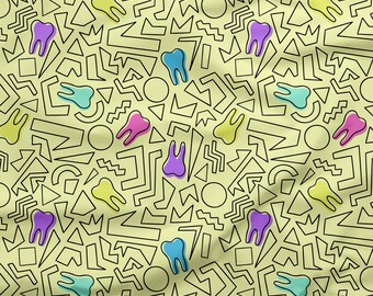 Africa Inspired Fabric Memphis African Art by Gigimae Wax Print Pink ...