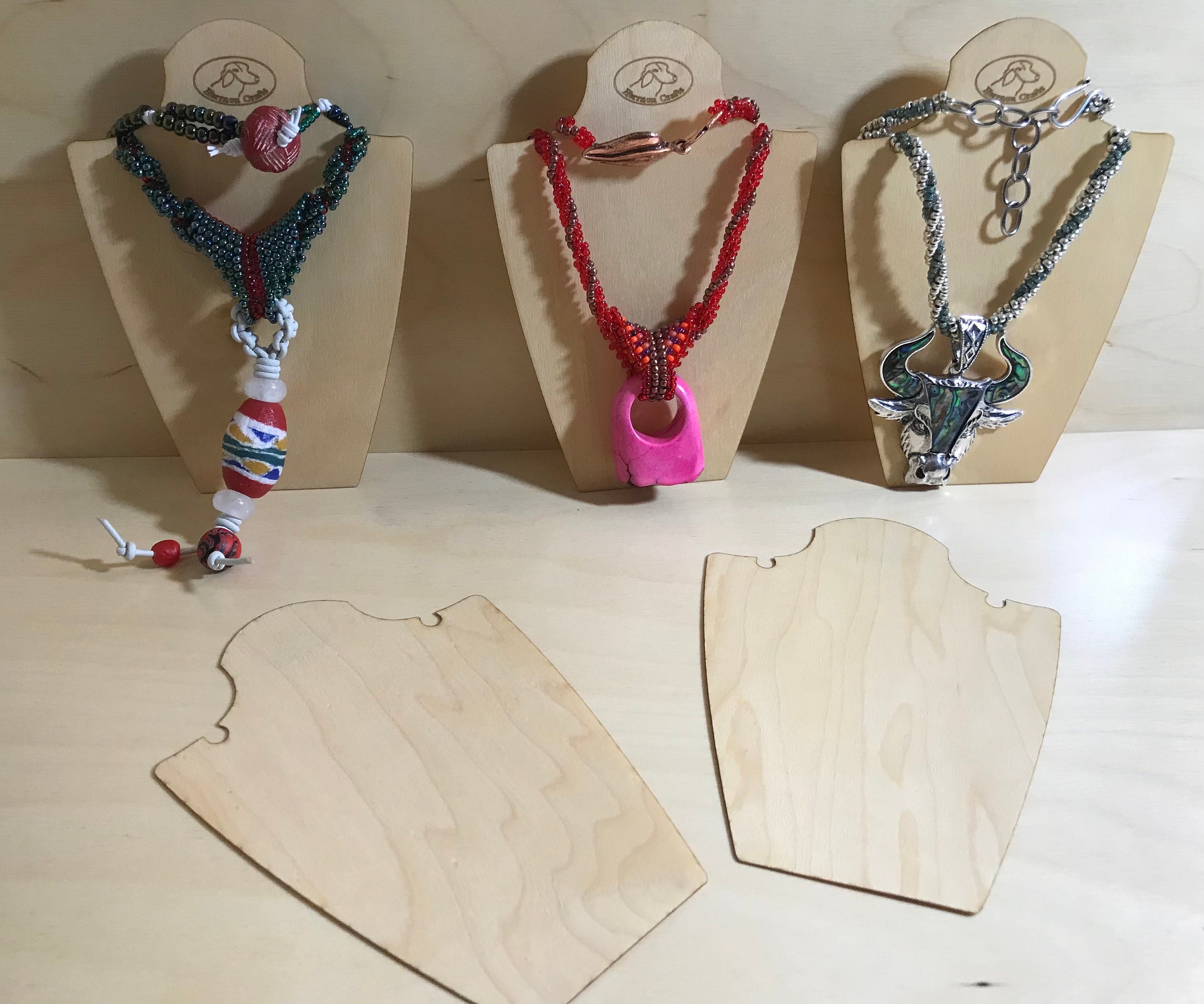 Wooden Jewelry Display Cards - Etsy
