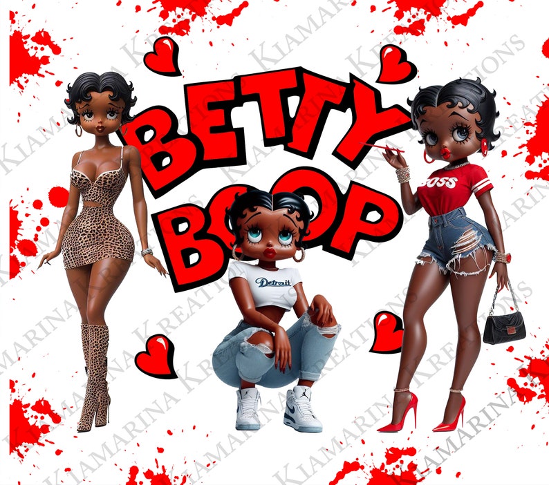 Betty Boop Tumbler Wrap Etsy