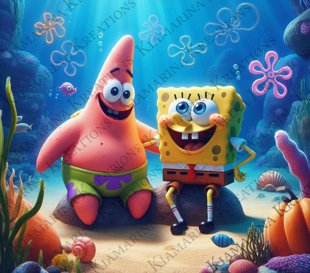 Spongebob Tumbler Wrap1 - Etsy