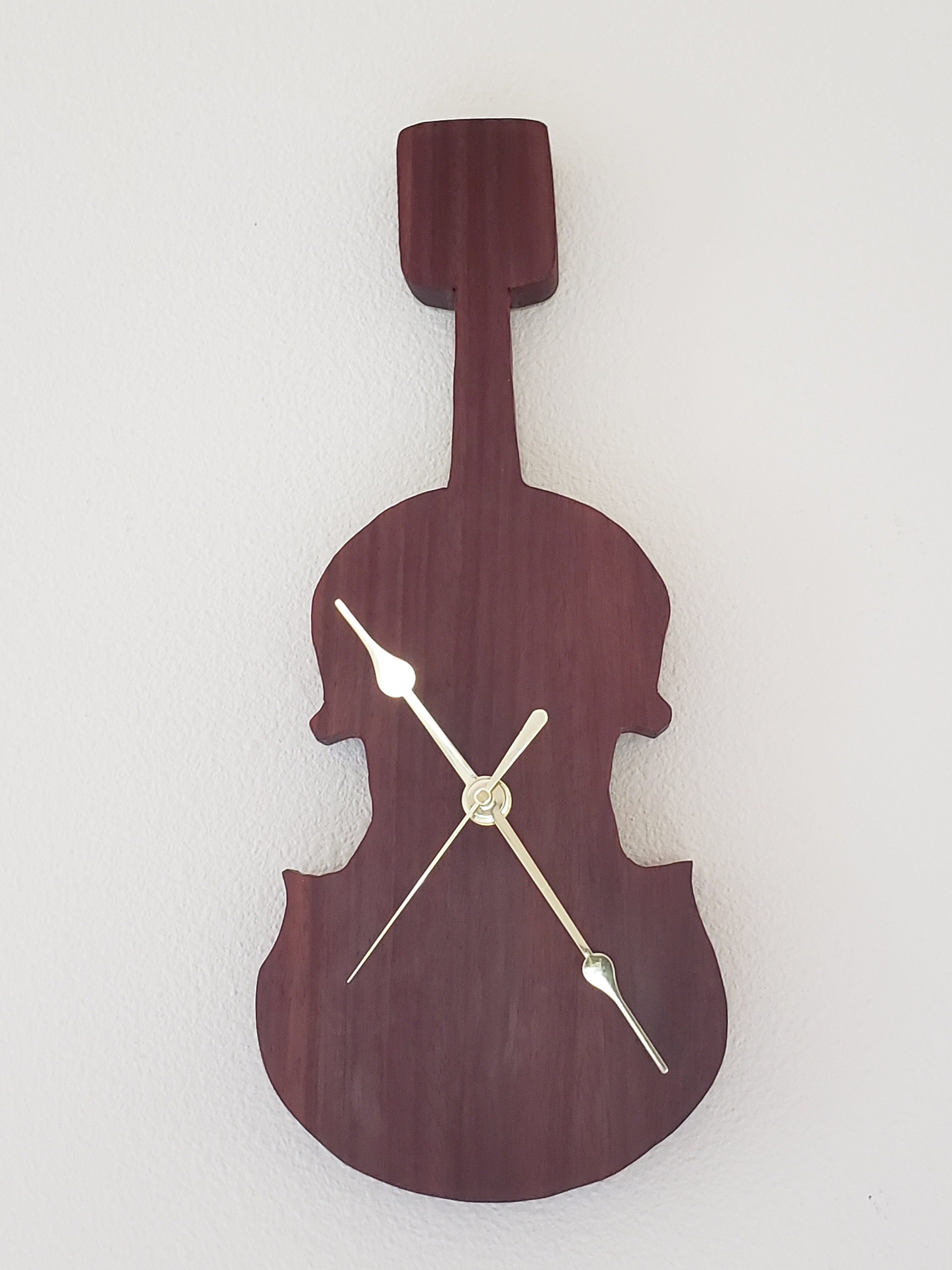 A Violin Wall Clock - Etsy