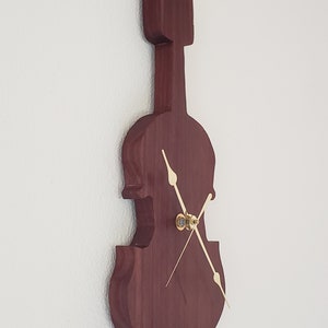 A Violin Wall Clock - Etsy