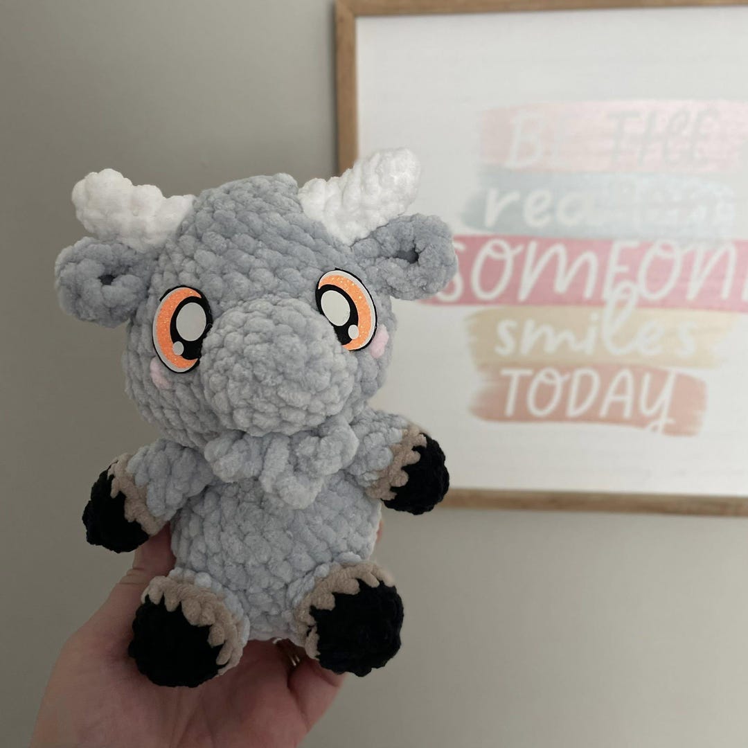 Crochet Goat Pattern, Chunky Yarn, Fast and Easy Amigurumi, Perfect for ...