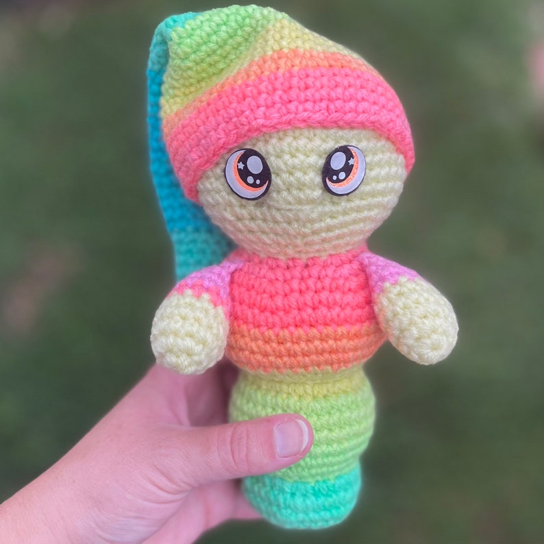 Glow Worm Crochet Pattern Easy Crochet Glow Worm Pattern - Etsy